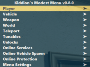 Kiddion's Mod Menu | Community Mods